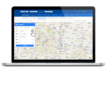 Journey Planner Guide | Diamond Bus
